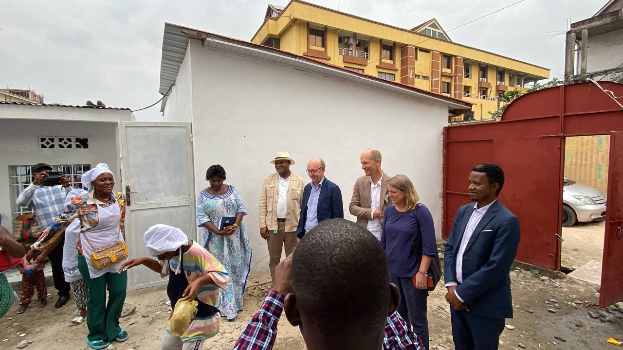 Special visit by SIDA - WFAD - DRC